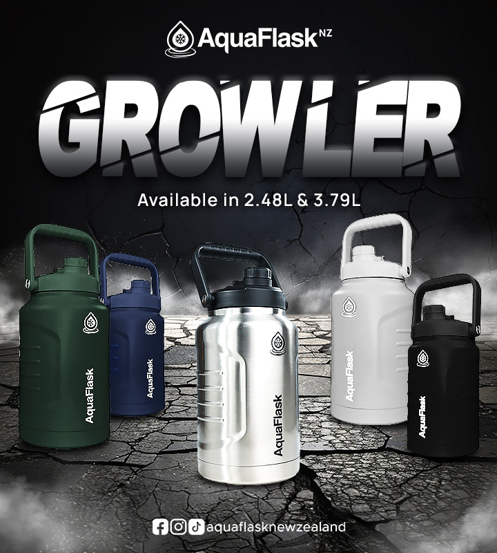 AquaFlask Growlers | Large Capacity Water Bottles for Adventures ...