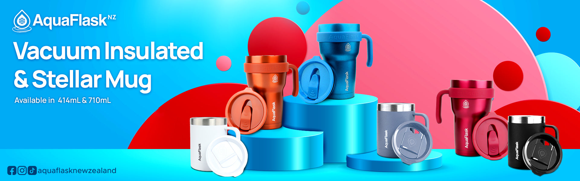 AquaFlask Mug Collections | Stylish & Durable Insulated Mugs – AquaFlask NZ