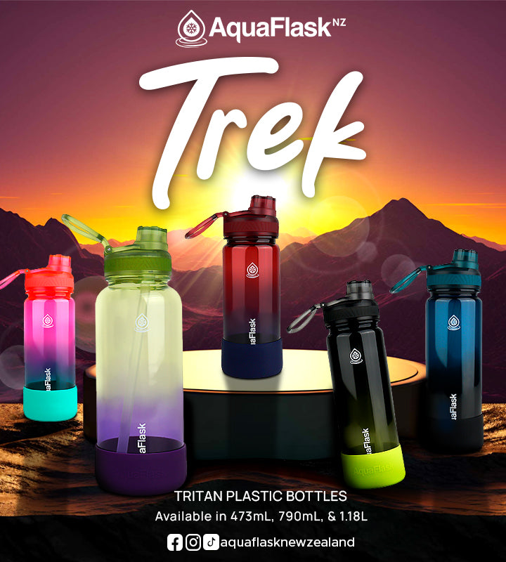 AquaFlask Trek Collections | Durable Tritan Plastic Water Bottles ...